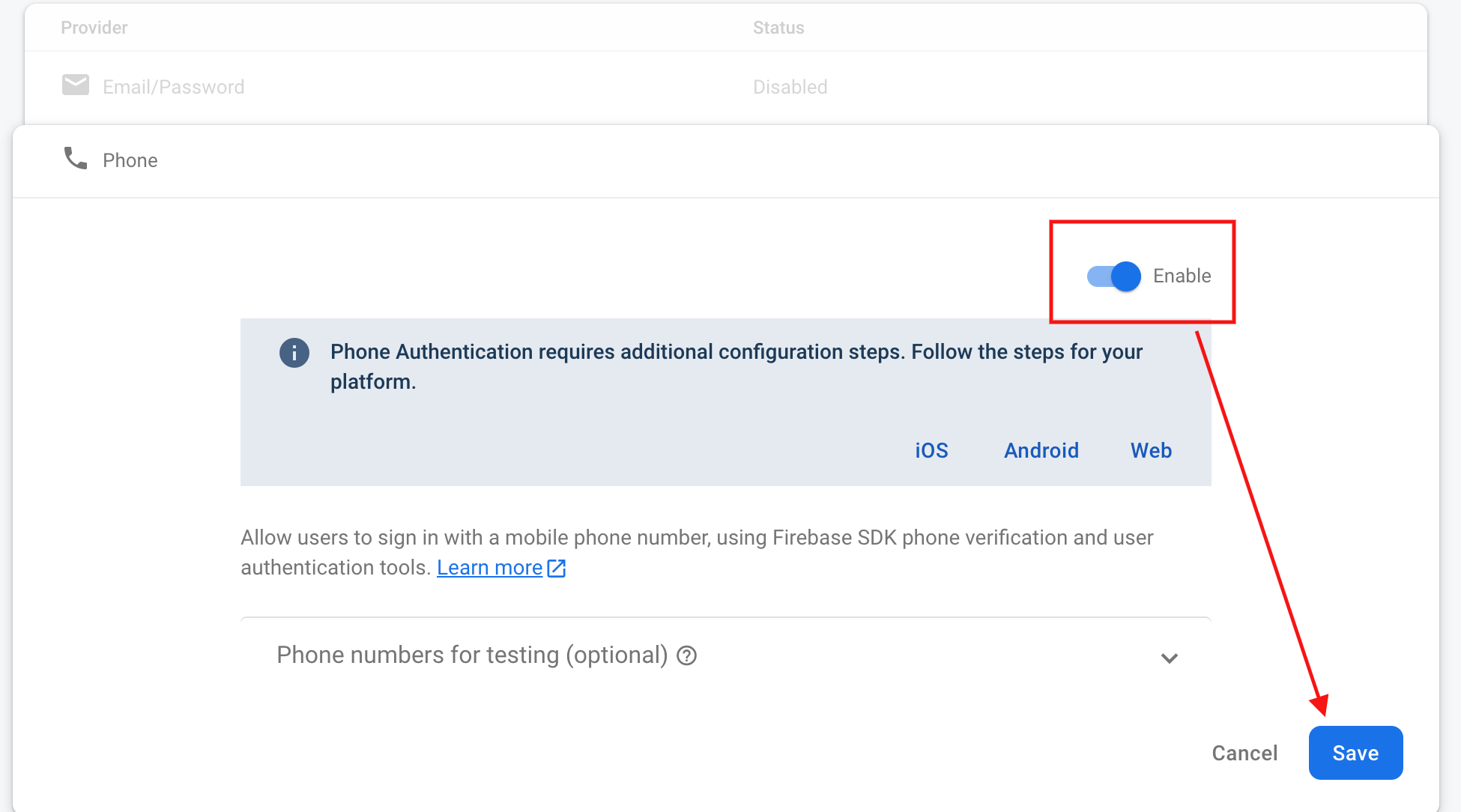 Login with Firebase OTP – Appcheap