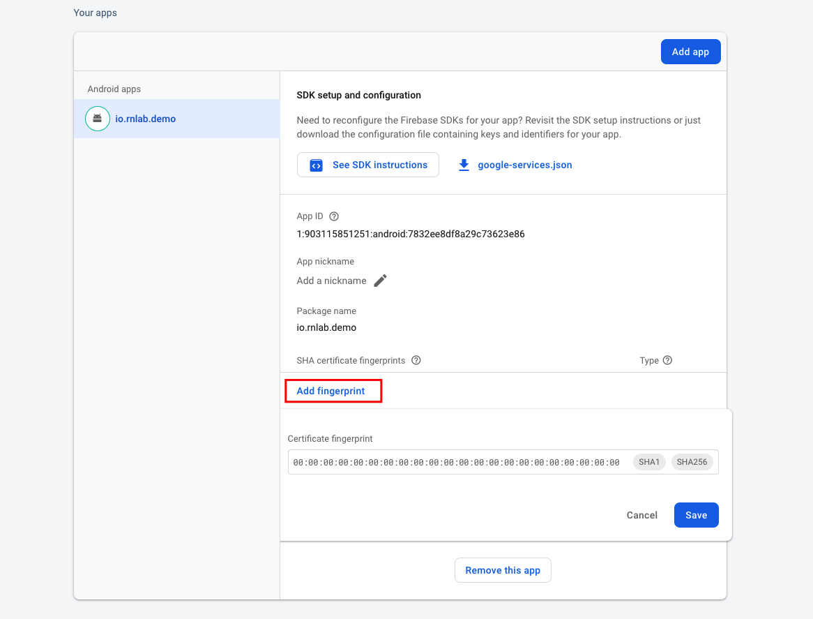 Login with Firebase OTP – Appcheap