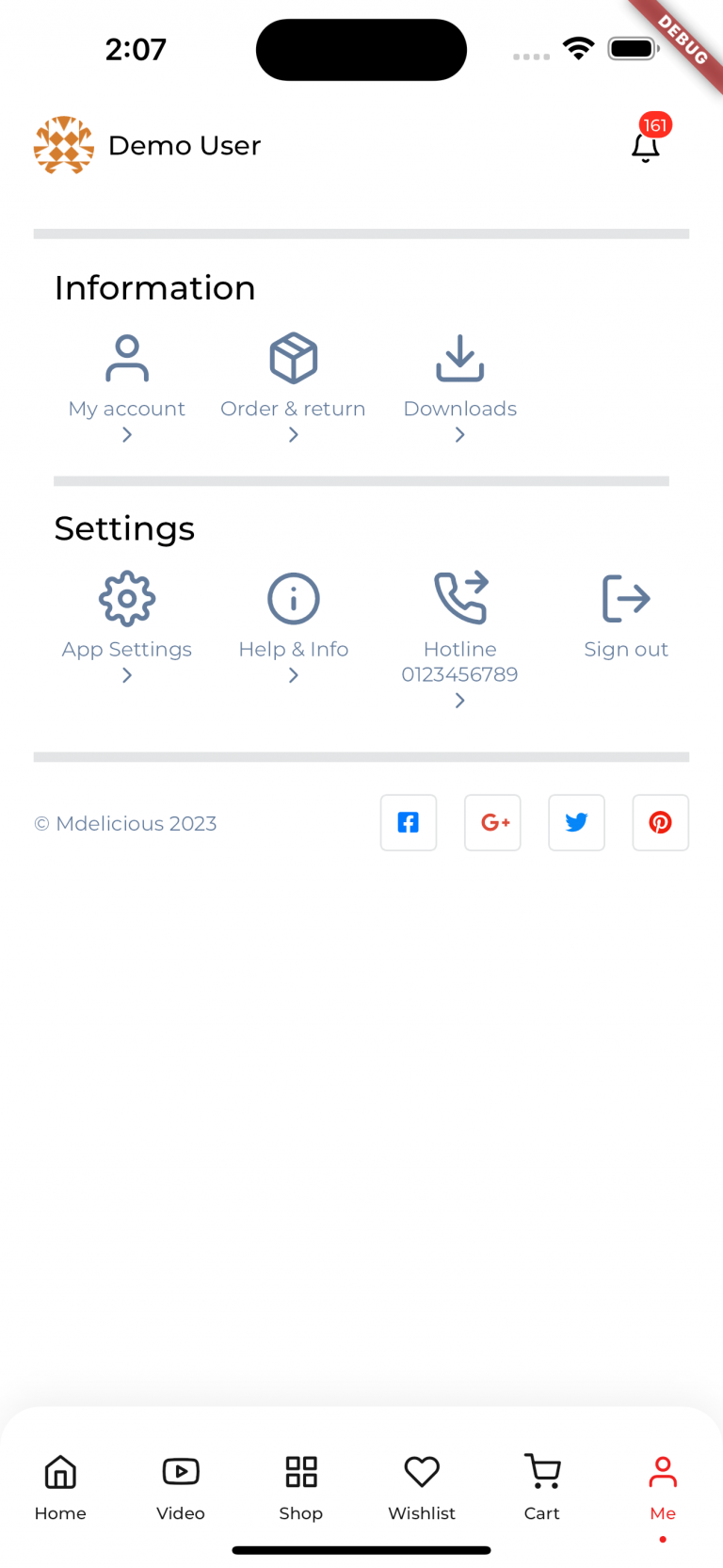 Layouts & blocks profile – Appcheap